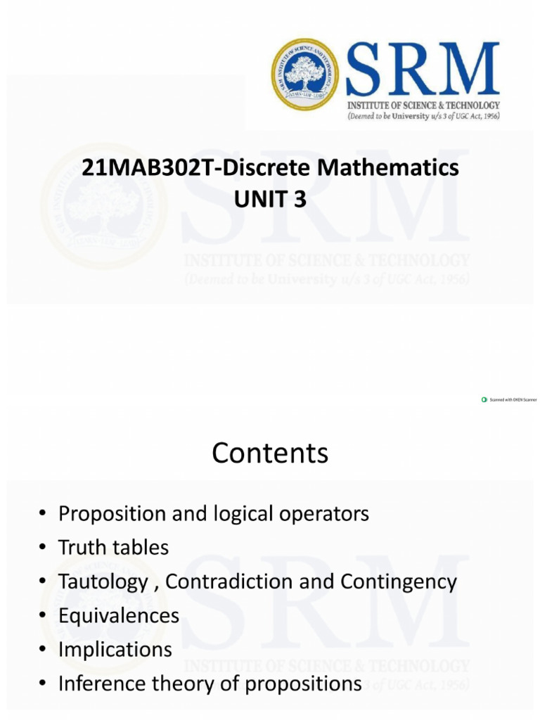 21MAB302T-DM Unit - 3 | PDF