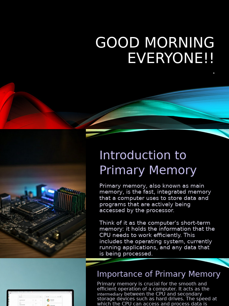 Primary Memory (Presentation) | PDF