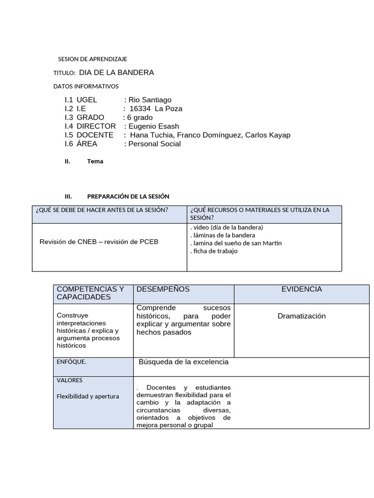 Dia de La Bandera Franco | PDF