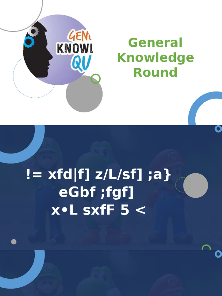 General Knowledge Round | PDF