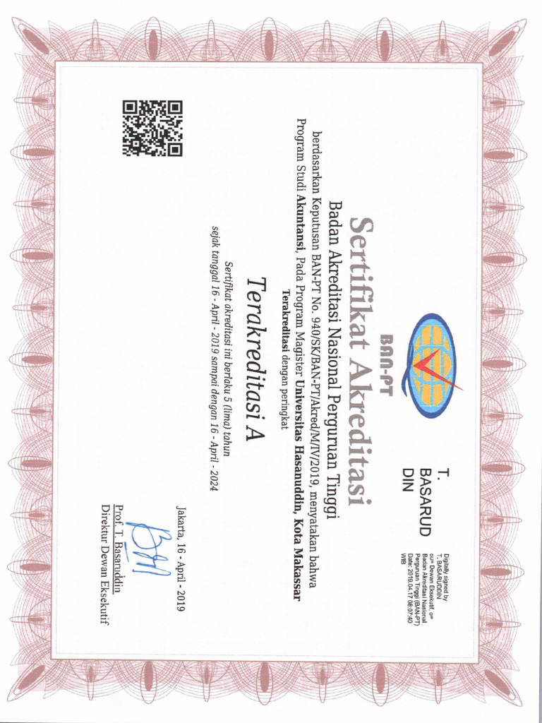 Akreditasi - S2 | PDF