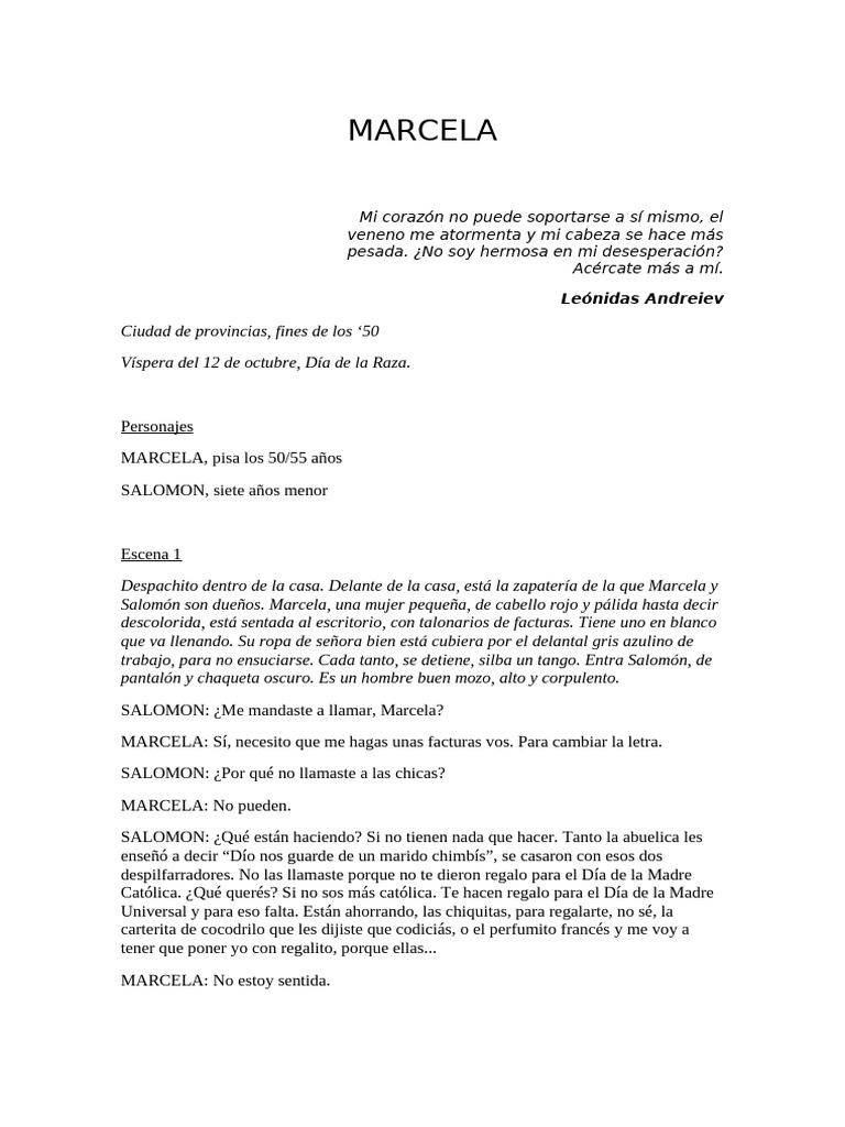 MARCELA | PDF