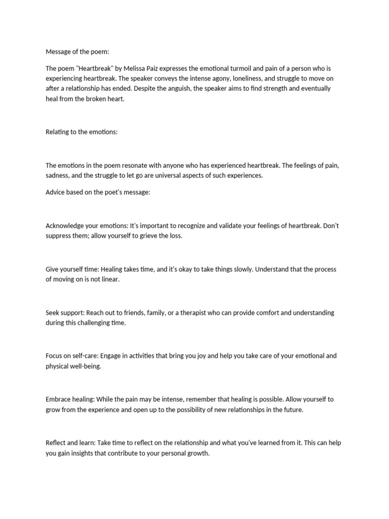 Message of The Poem-WPS Office | PDF