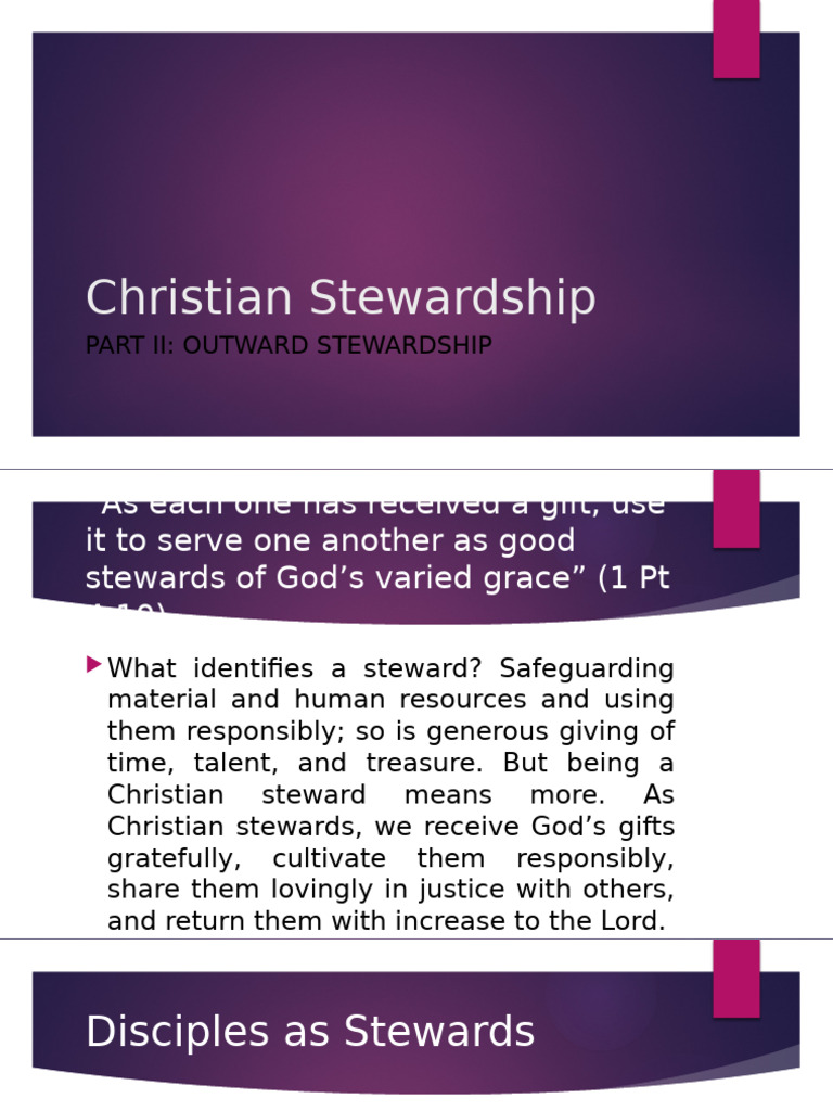 Christian Stewardship | PDF