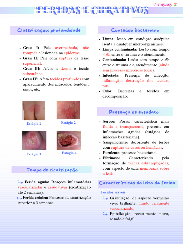 Feridas e Curativos | PDF