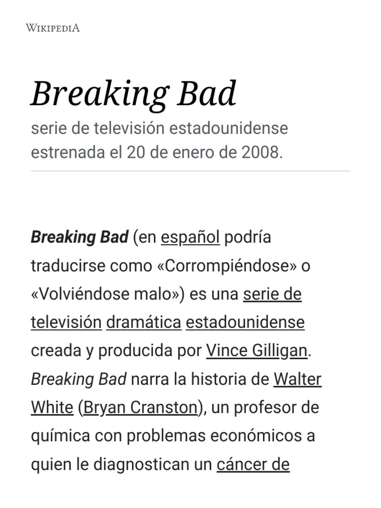 Breaking Bad | PDF