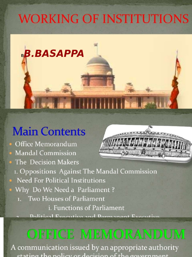 Chapter 4 Working of Institutions | PDF