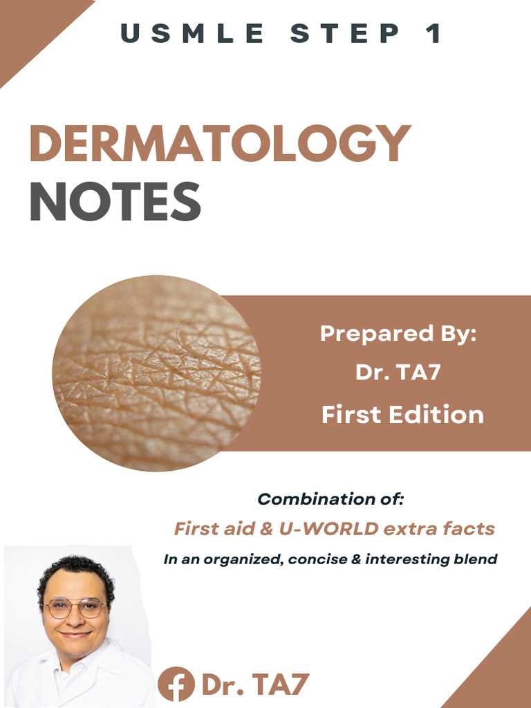 DR - Ta7 - Dermatology Notes | PDF | Allergy | Skin