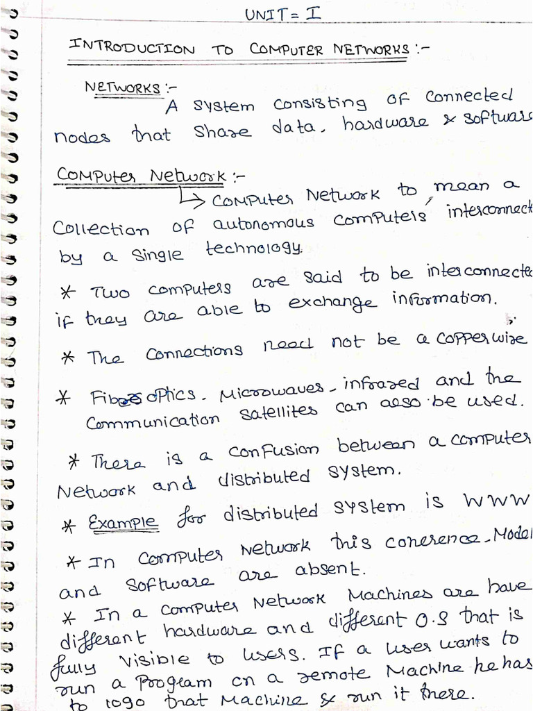 CN Handwritten Notes | PDF