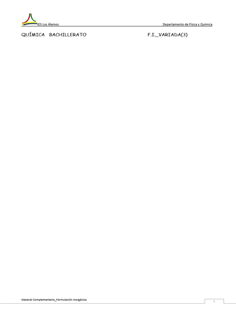 04 - Formulacion - Variada (3) - Con Soluc | PDF