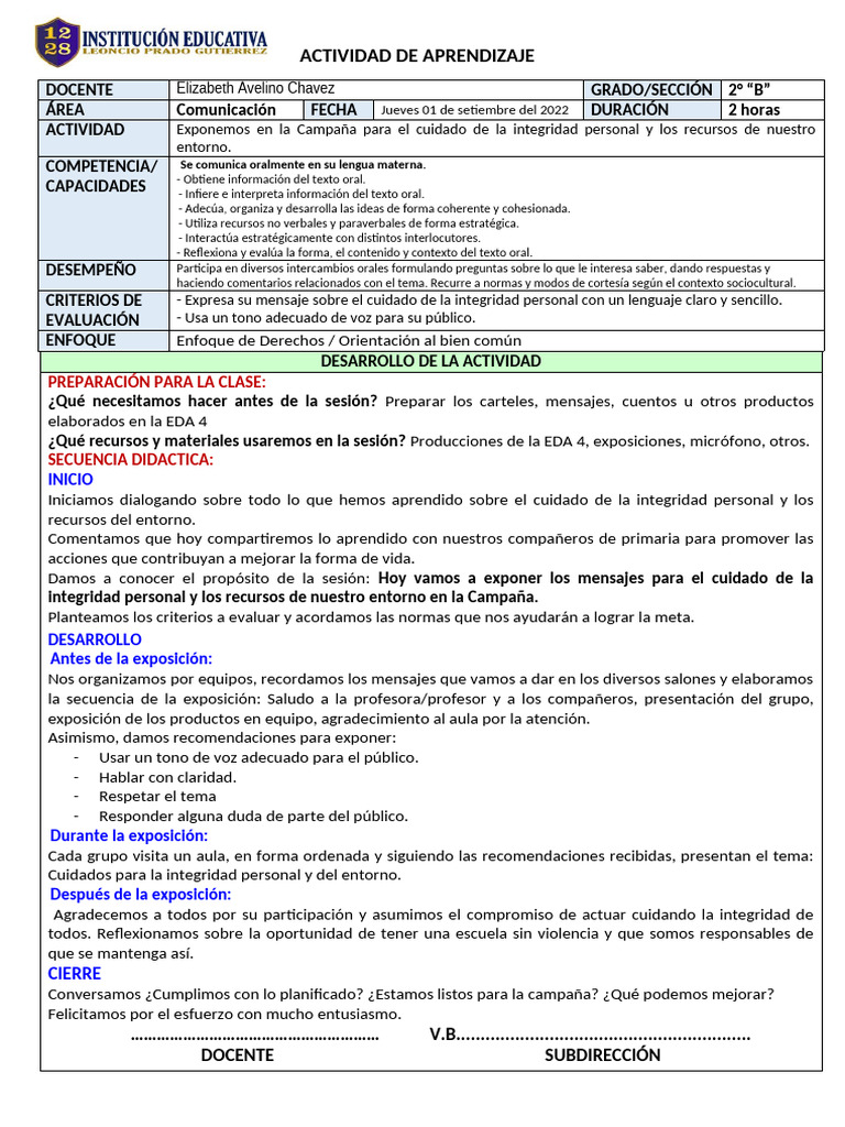 Ada Presentación Campaña Juebves 01 de Seriembre 2022 | PDF