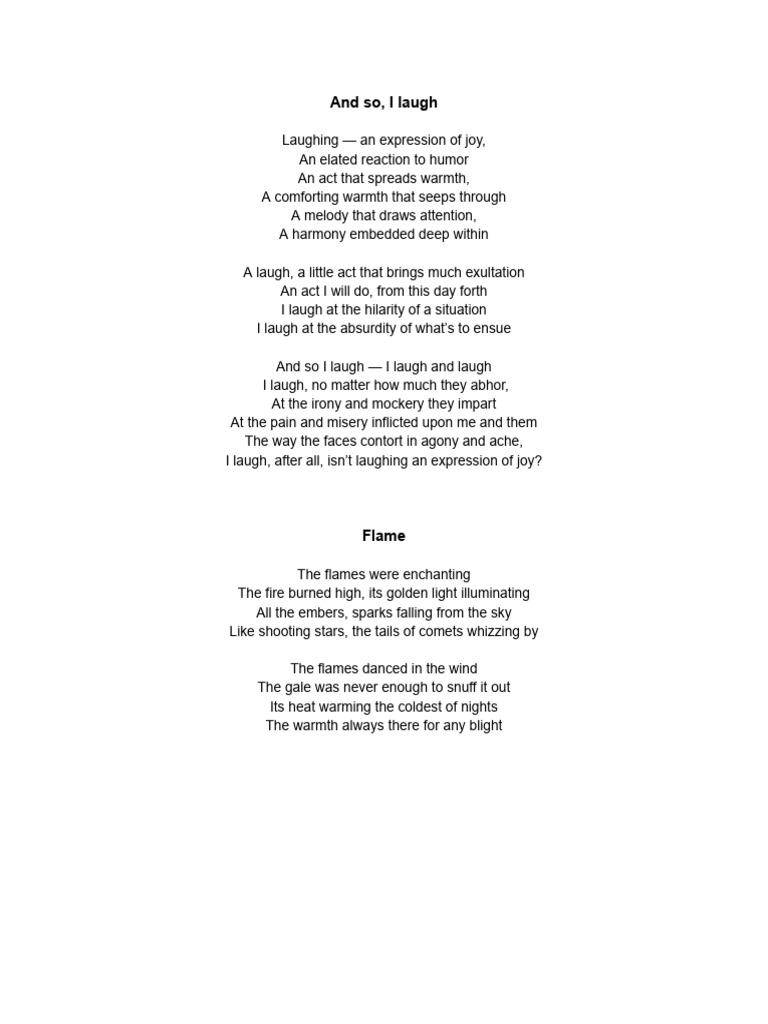 Litter of Poems 1 | PDF