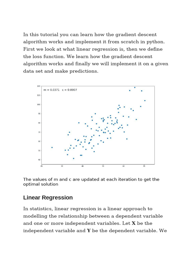 Linear Regression | PDF