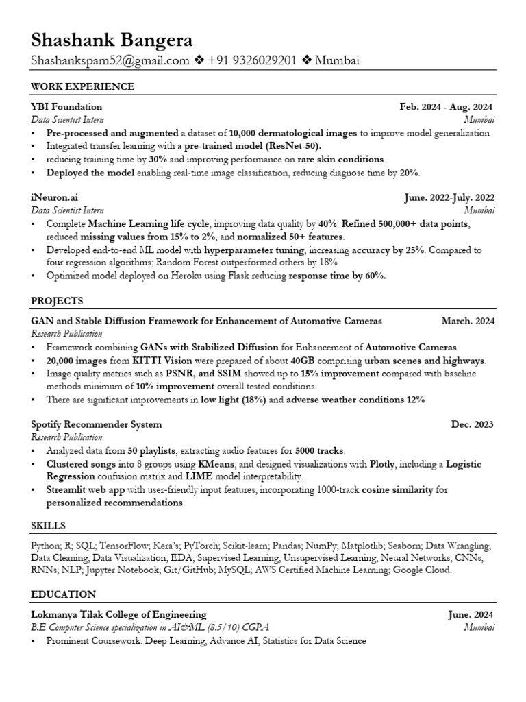 Shashank Bangera 9326029201 | PDF