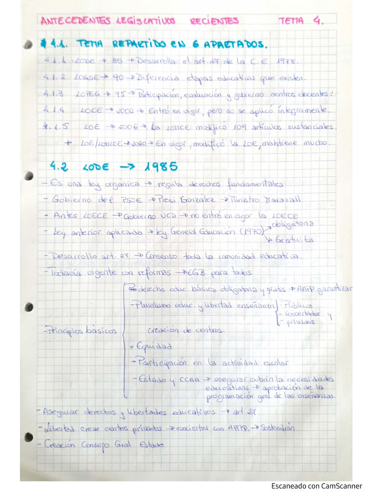 Tema 4 Esquemas | PDF