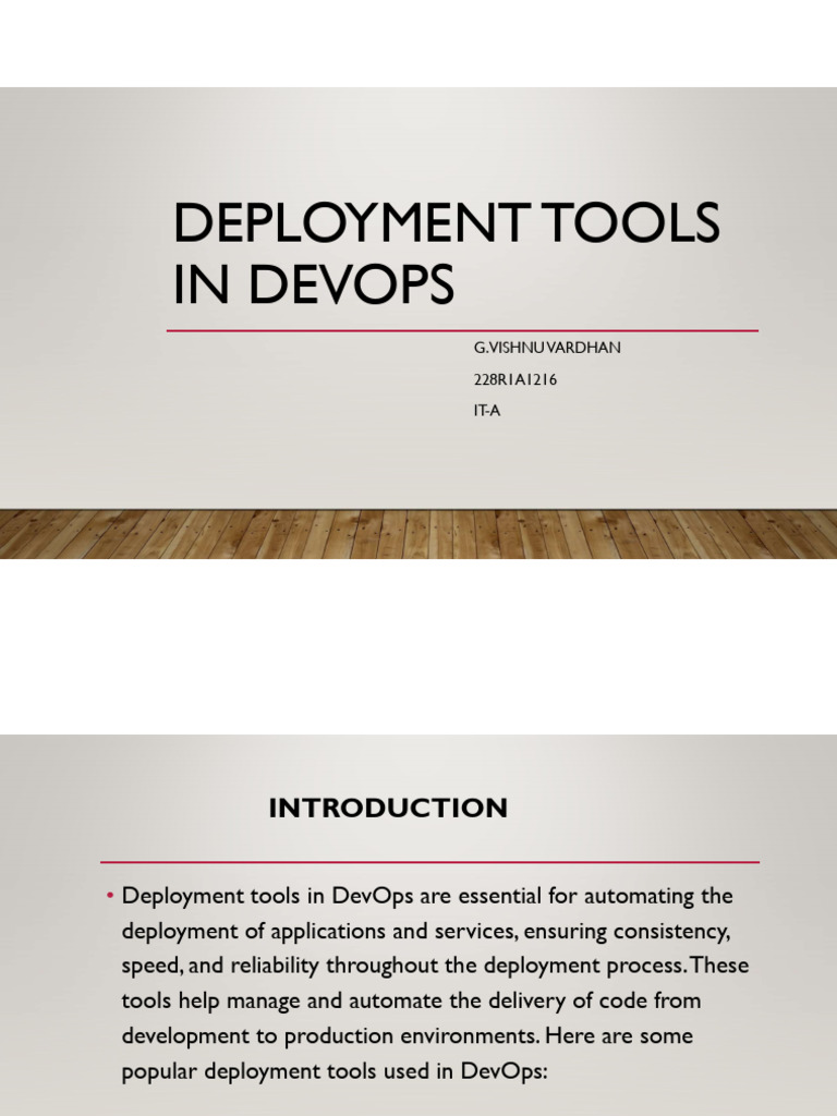 Deployment Tools | PDF | Computer Science | Computers
