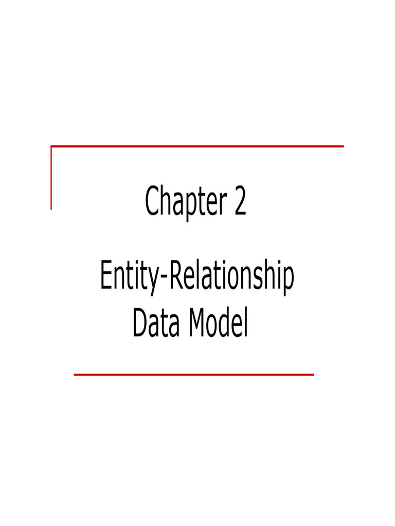Co-So-Du-Lieu - Pham-Thi-Bach-Hue - 3.-Chap02 - Er-Data-Model - (Cuuduongthancong - Com) | PDF