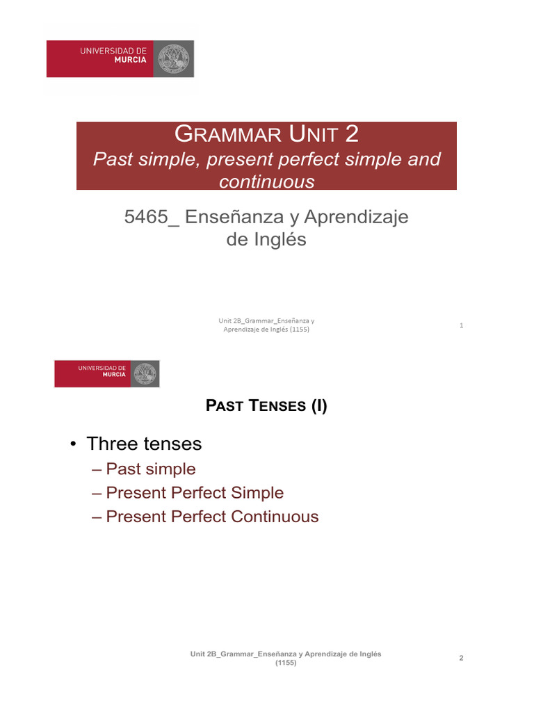 Unit 4 - Present Perfect Simple and Continuous | PDF
