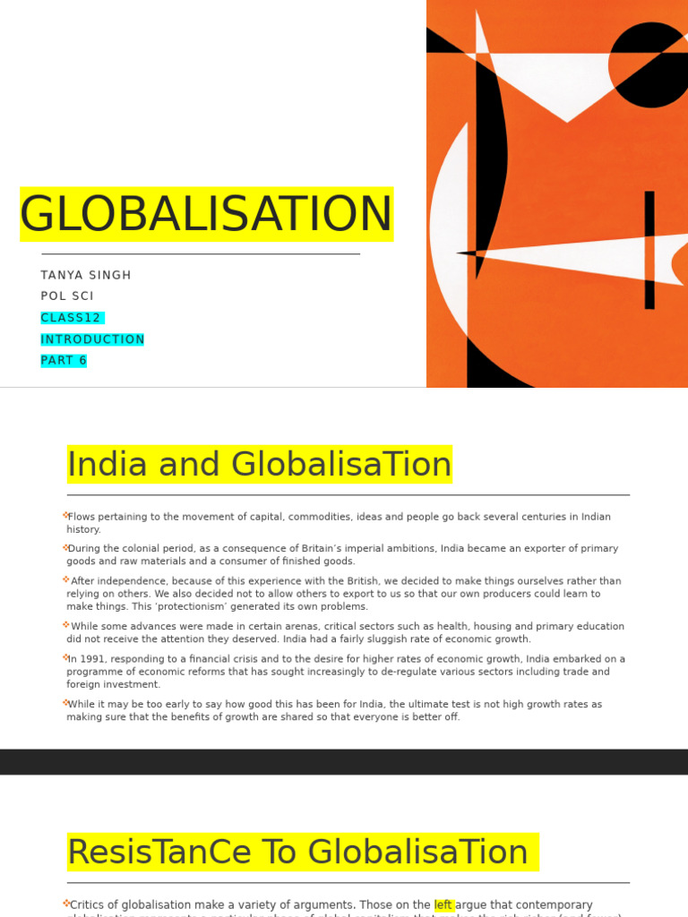 Globalisation 6 | PDF