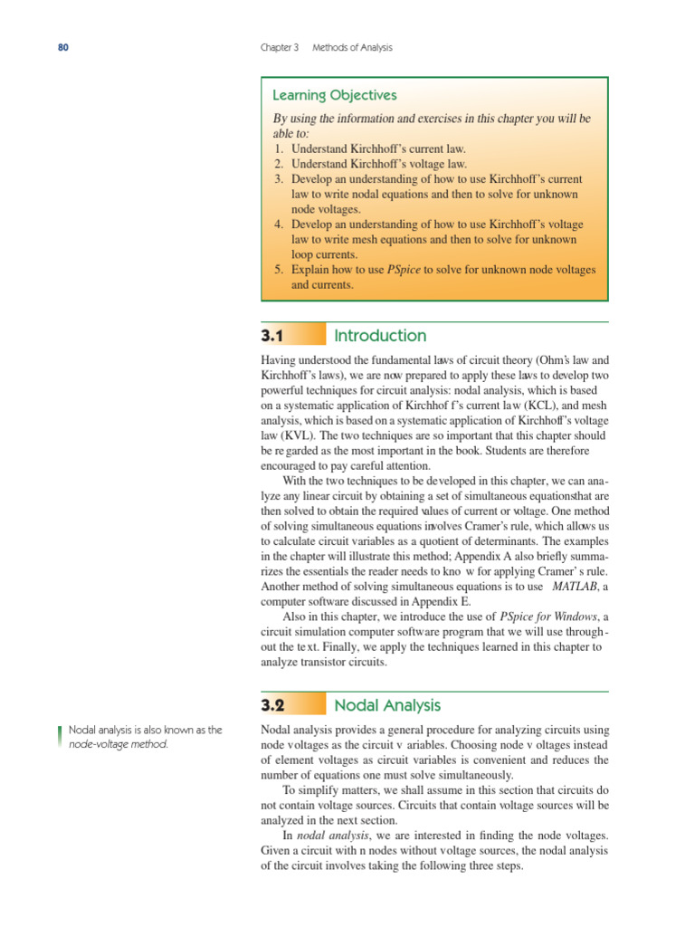 Analisis Node - Fundamentals - of - Electric - Circuits - 6th - Edition - Sadiku | PDF