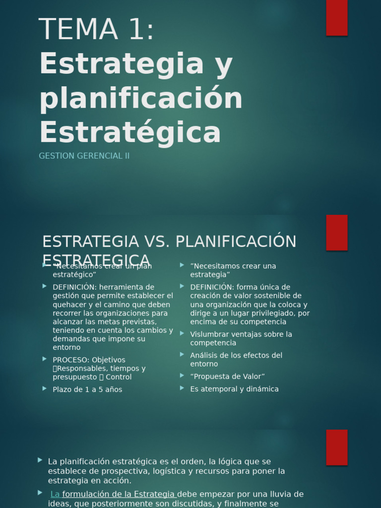 TEMA 1 ESTRATEGIA Y PLANEACION ESTRATEGICA - Air | PDF TEMA 1 ESTRATEGIA Y PLANEACION ESTRATEGICA - Air | PDF