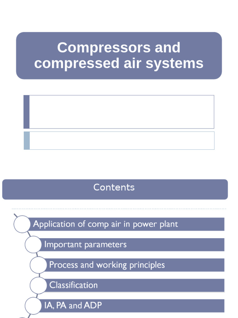 Compressors | PDF