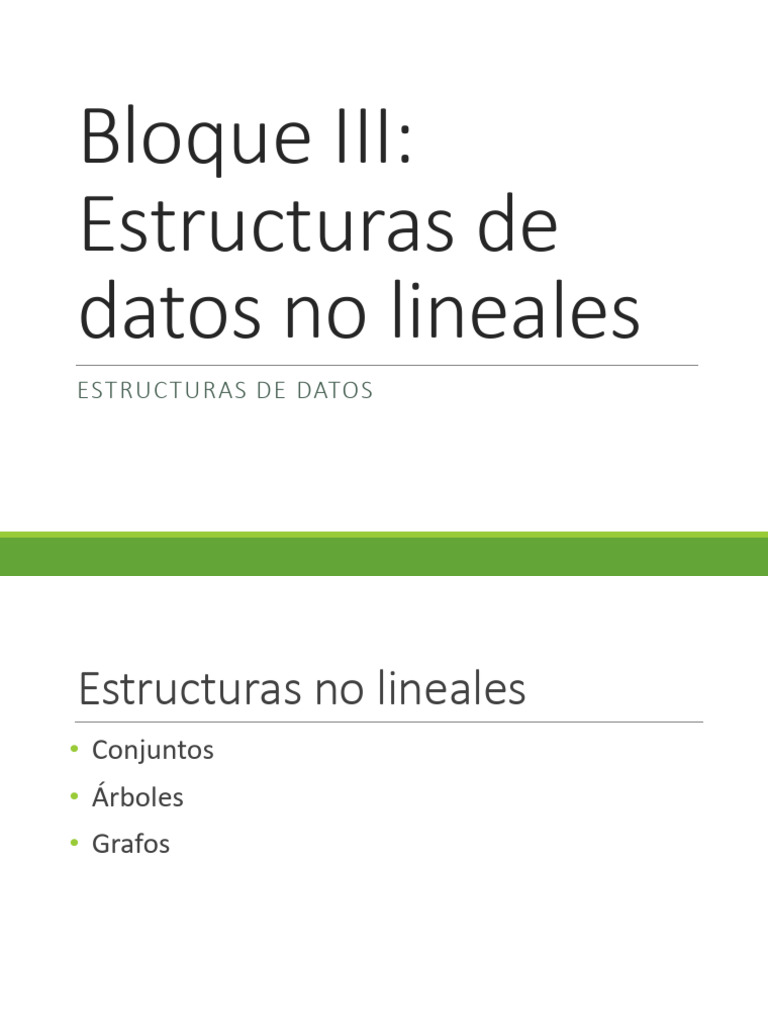Tema 6 Estructuras de Datos URJC | PDF