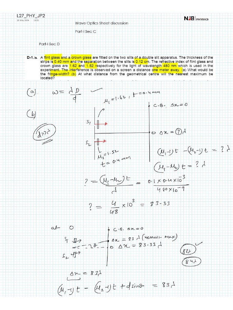 L27 JP2 Phy | PDF