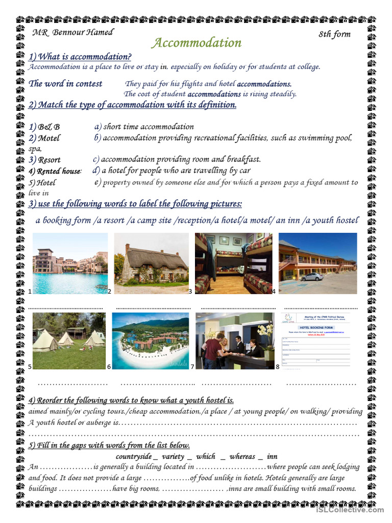 Accommodation | PDF