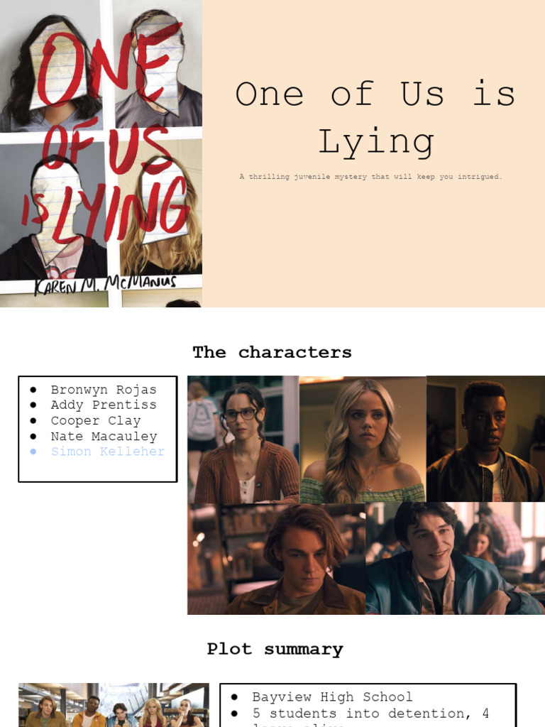 One of Us Is Lying | PDF