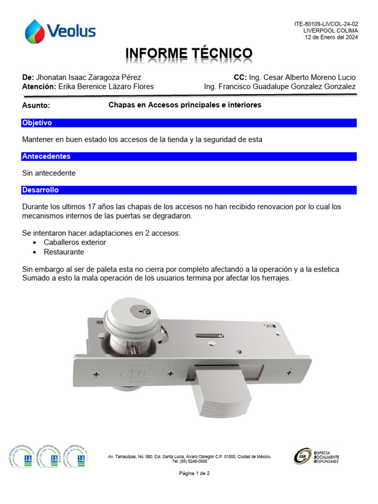 Ite 80109 Livcol 24 2 Accesos | PDF