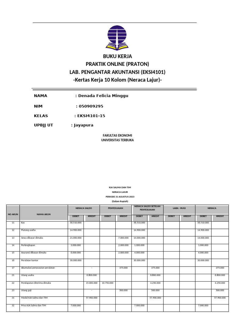 Tugas 6 Lab Pengantar Akuntansi Pdf