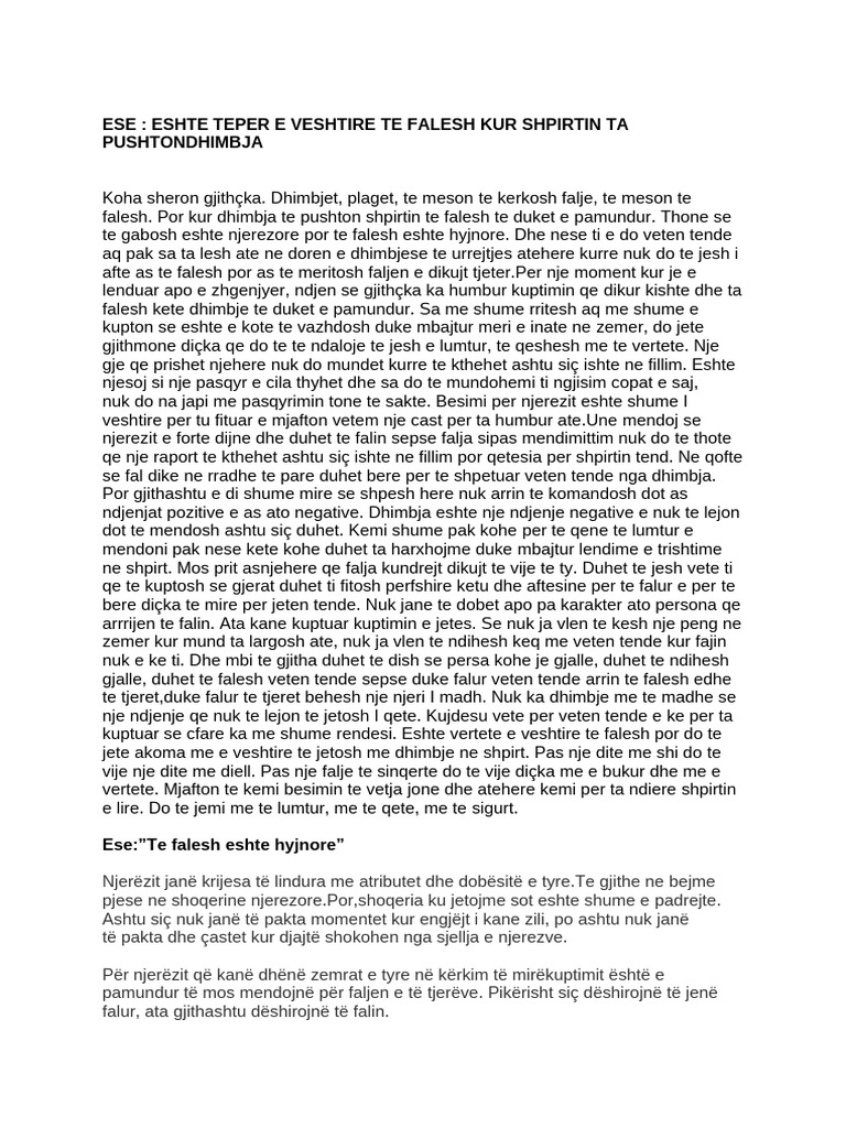 Ese Letrare | PDF