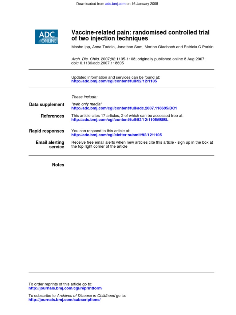 Admin Inj Pain ADC 2007 | PDF | Selective Serotonin Reuptake Inhibitor ...