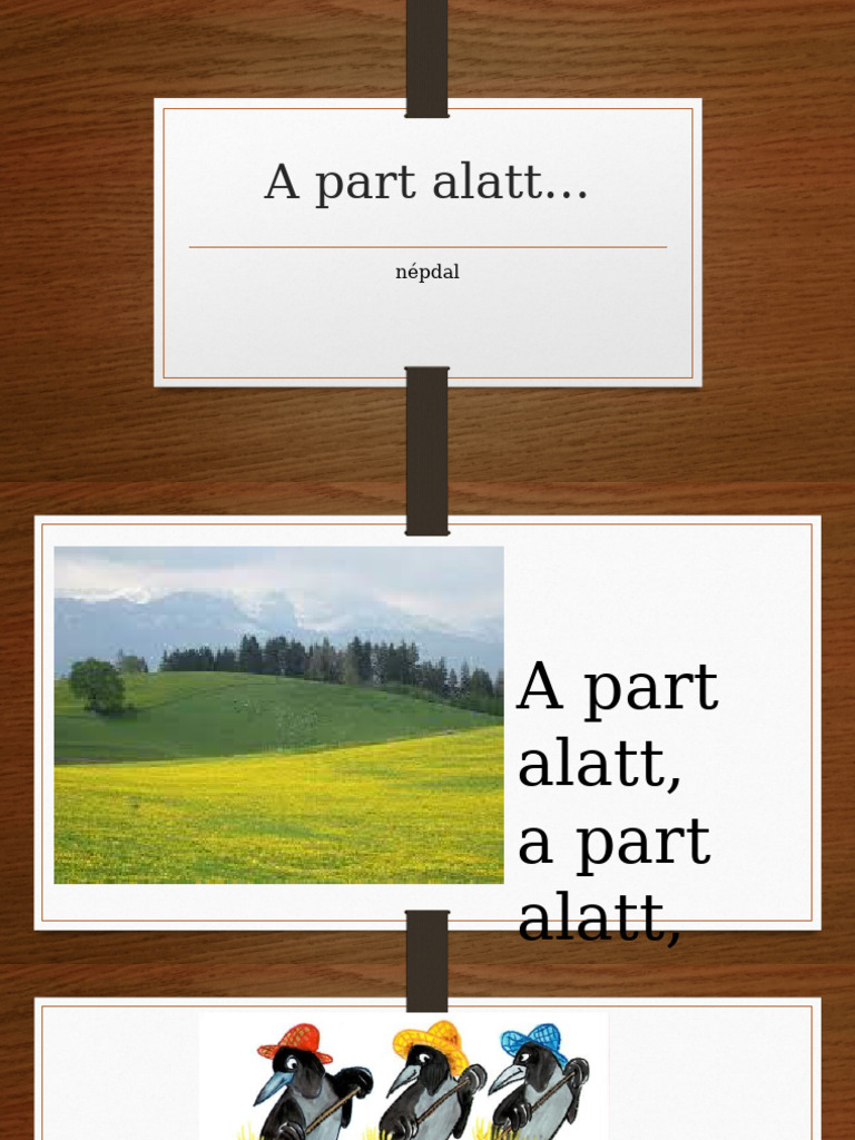 A Part Alatt Képekben | PDF