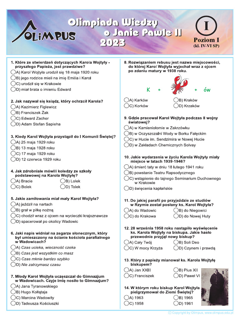 Jan Pawel II - Tests | PDF