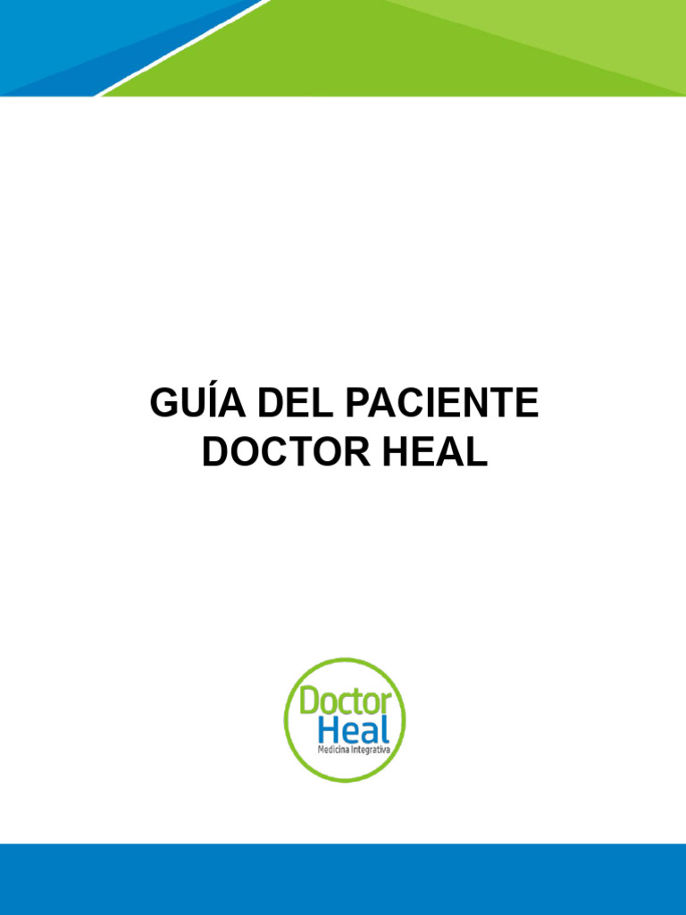 Guía Del Paciente Doctor Heal | PDF