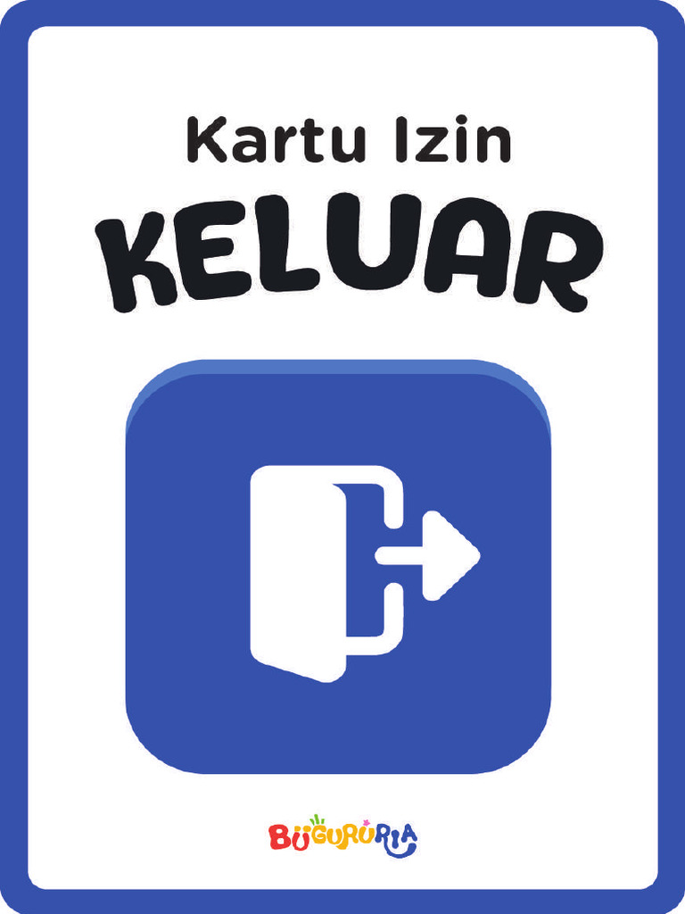 Kartu Izin Keluar Kelas | PDF