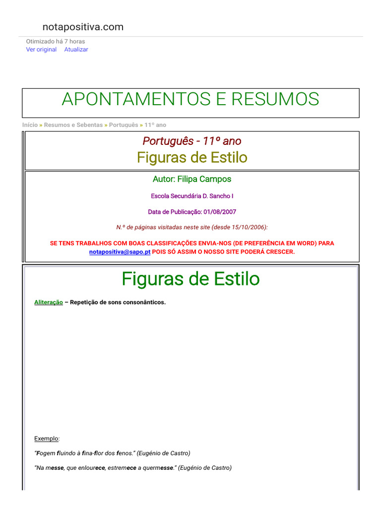 Figuras de Estilo | PDF