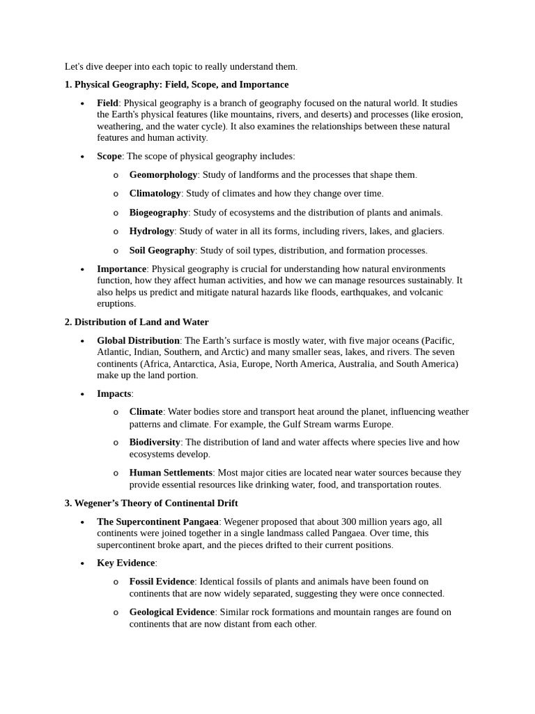 Physical Geography | PDF