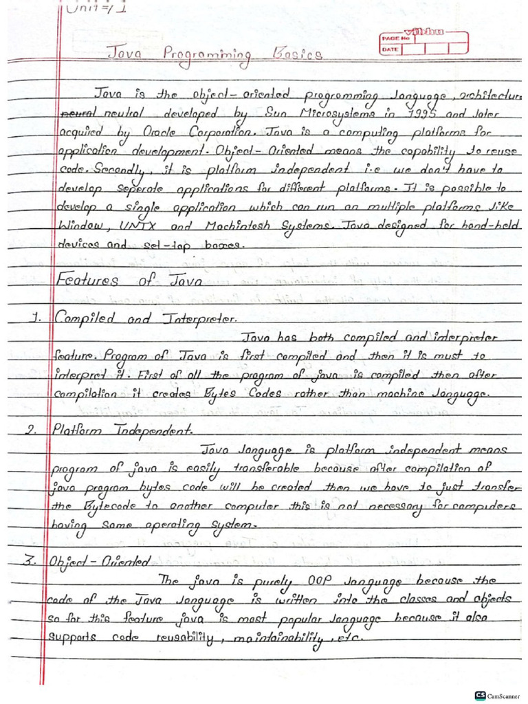 Java Note | PDF
