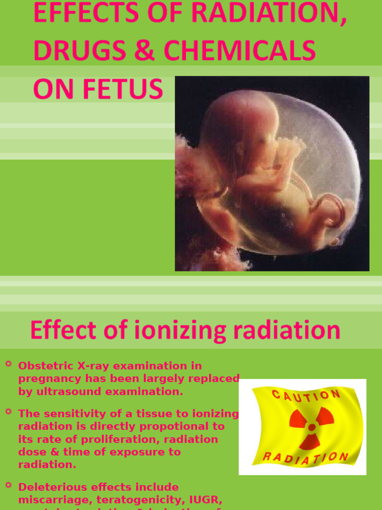 Effects of Radiation On Fetus | PDF