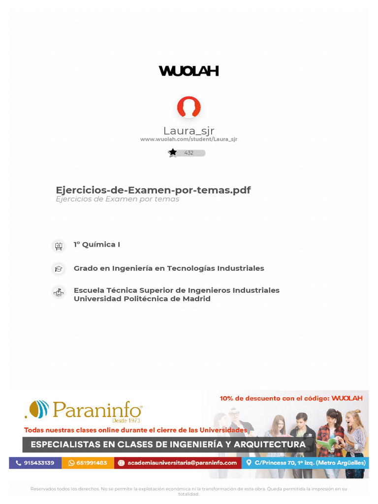 Wuolah Free Ejercicios de Examen Por Temas | PDF