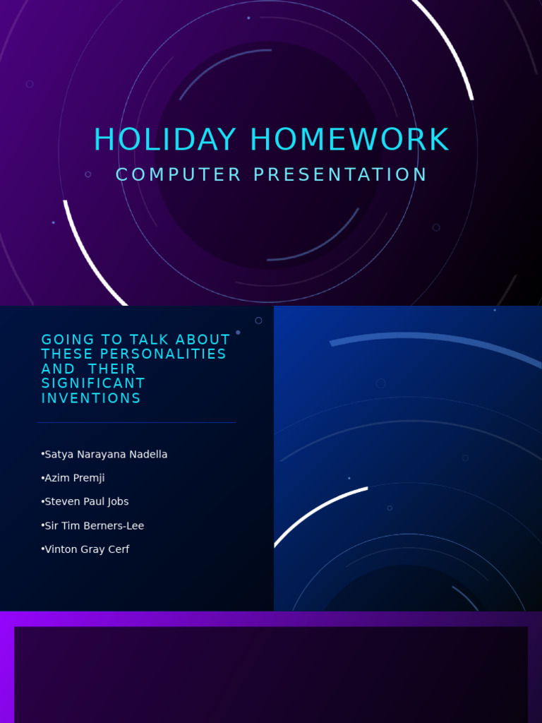 Priyanshu Holiday Homework Computer | PDF