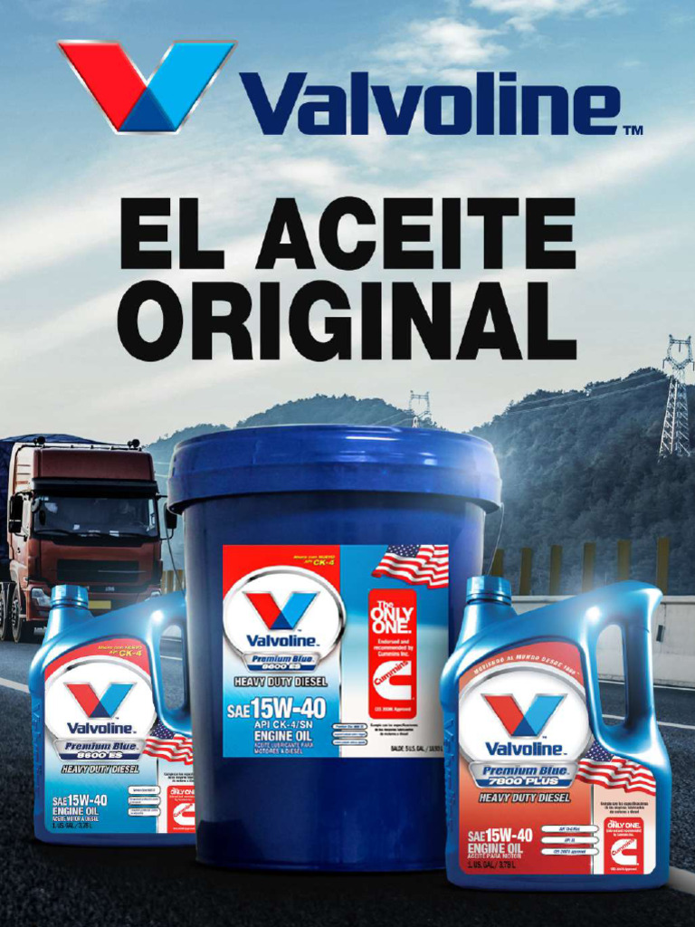 Brochure Cummins Valvoline | PDF | Automotive Industry | Vehicle Industry
