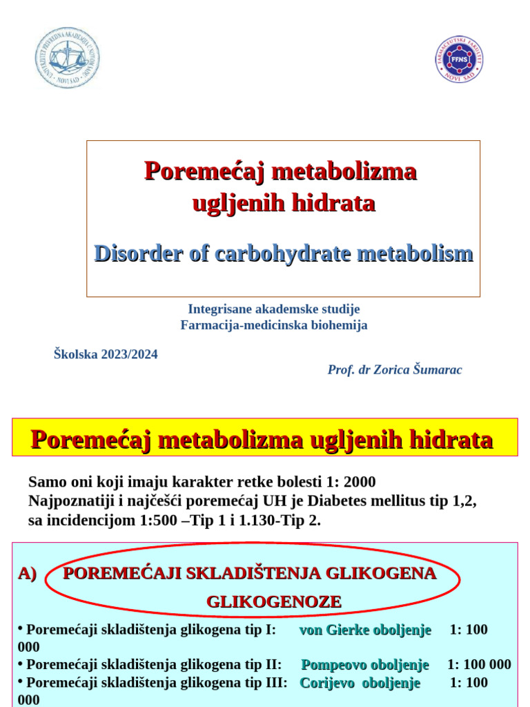 Retke Bolesti Poremecaj Metabolizma UH ENGL | PDF