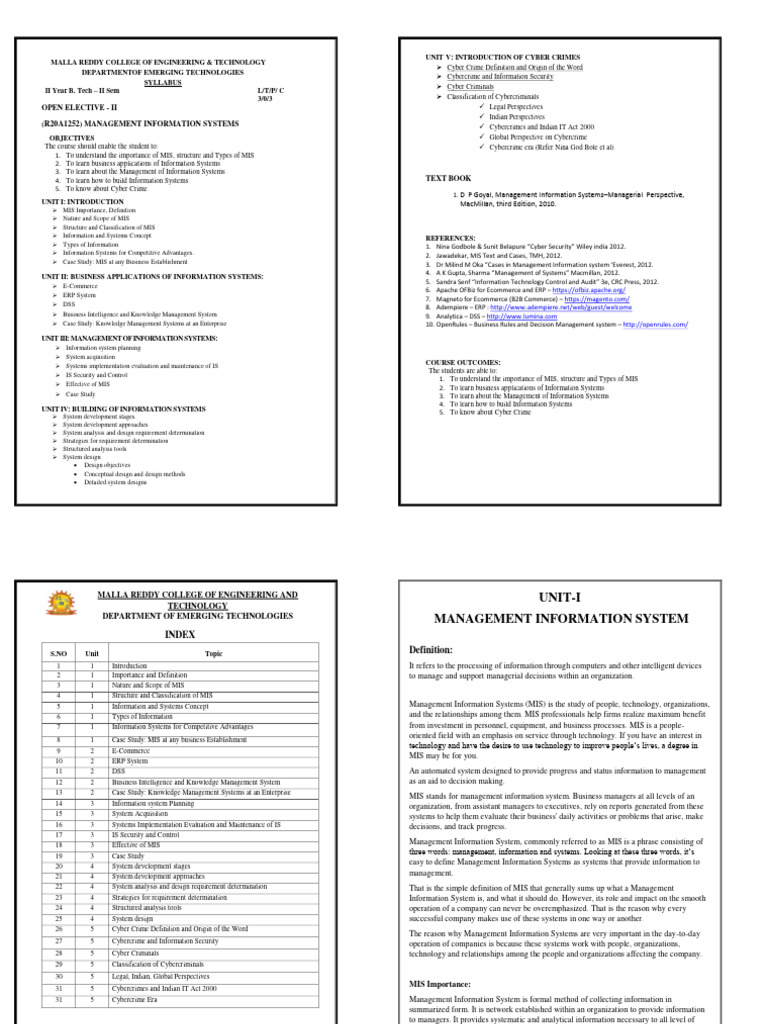 Management Information Systems (1) - Converted | PDF