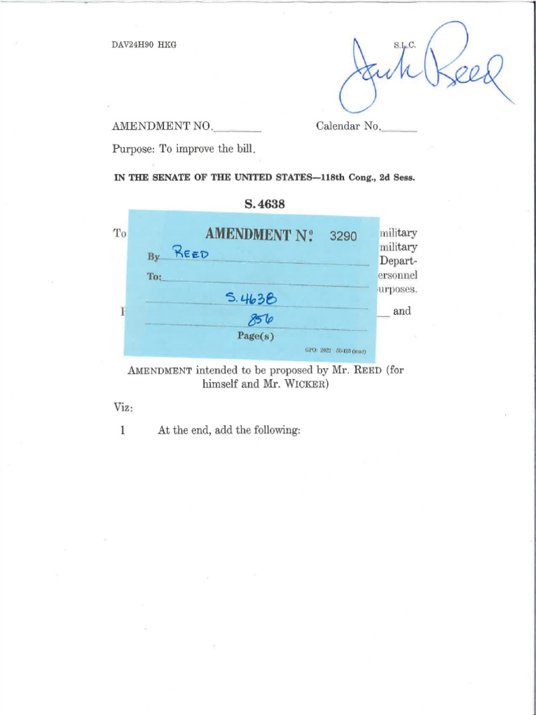 Senate NDAA 2025 and IAA | PDF | Dyslexia | United States Code