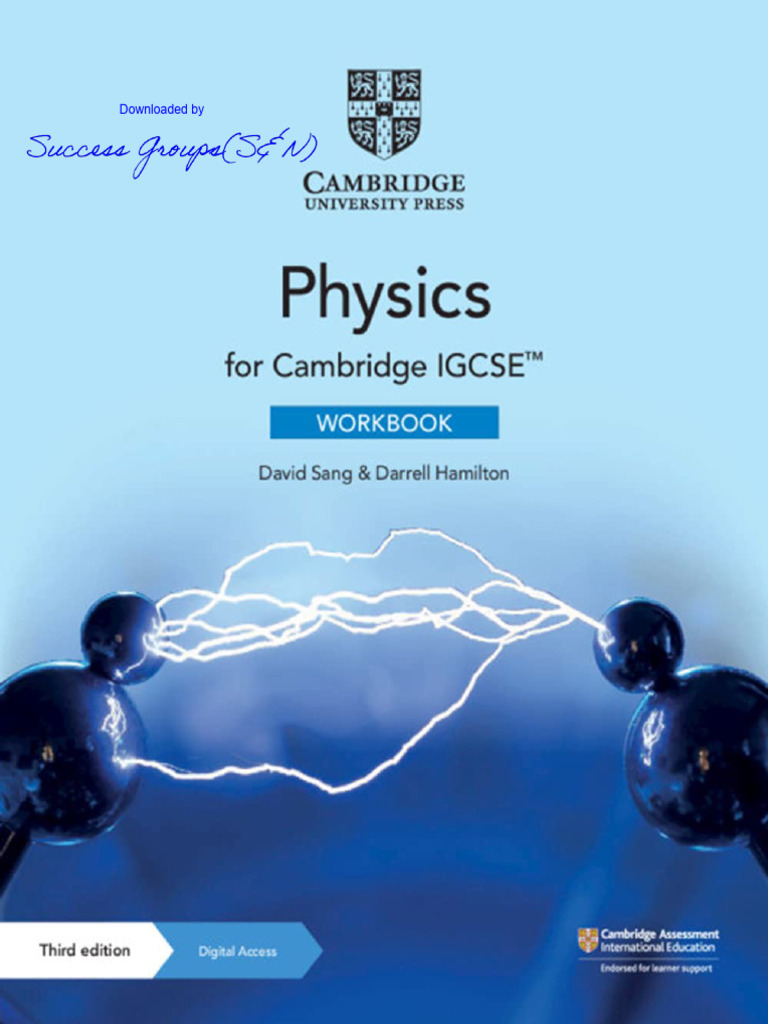Nesrine-Cambridge IGCSE Physics 3rd Edition Workbook | PDF Nesrine-Cambridge IGCSE Physics 3rd Edition Workbook | PDF