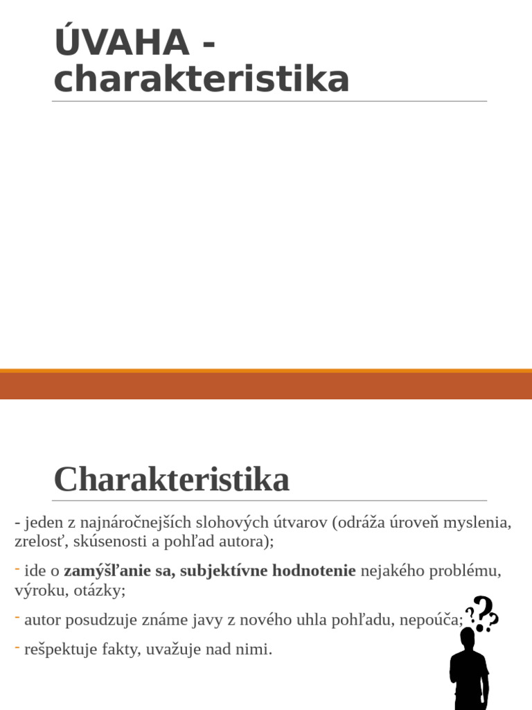 4 Úvaha Charakteristika 2 | PDF